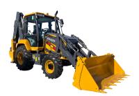 China XC8-S2570 Backhoe Loader with 74 kW Power, 2500 kg Rated Load and 160 L/min Hydraulic Flow for Construction for sale