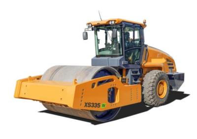 China XS335IV Full Hydraulic Single-Drum Vibrating Roller 33.5 Ton with 276kW Power for Rock Fill Compaction for sale