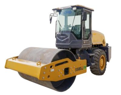 China XS85JIV 8-Ton Single Drum Vibratory Roller with 110kN Centrifugal Force and 1680mm Compaction Width for sale