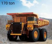 China XDE170 Mining Tipper Truck 170t Capacity 54km/h Speed with Cummins K2000E Engine for Heavy Mining Operations for sale