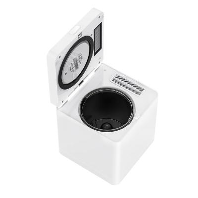 China OEM 2.5L Smart Waste Kitchen Composter Turning Food Waste to Compost Electric Compost Bin Factory Whole Customized White for sale