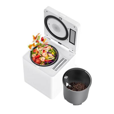 China Electric Composter Kitchen Composter Machine Power Consumption 150 Watts White and Energy Organic Waste Composting Solution for Food Industry for sale