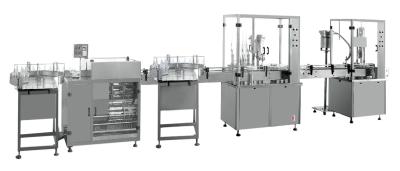 China Grey Automatic Vial Filling And Stoppering Machine Cleaning Sterilizing for sale