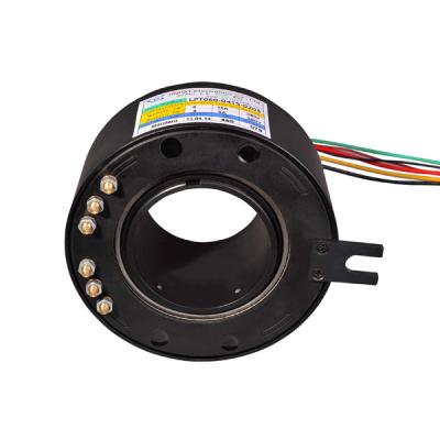 China φ60mm Slip Ring Through Bore Precious Metal Contact IP54 for sale