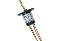 China 6 Circuits Miniature Slip Ring with Gold-Gold Contacts and Smooth Running for sale