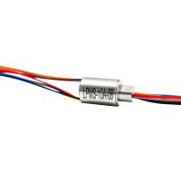 China Slip Ring Commutator 8 Circuits With Flange Gold Gold Contact for sale