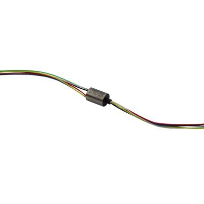 China Super Mini Capsule Slip Ring 6 Circuits 48VAC Volatge with Low Electrical Noise for sale