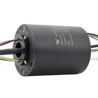 China 16 Circuits Through Bore Slip Ring with a 25mm Hole for Signal Transmission for sale