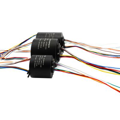 China 12 Circuits Through Bore Slip Ring Transfer Current Signal / Gas for sale