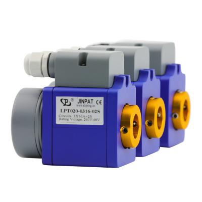 China 5 Circuits Through Bore Electrical Slip Ring IP64 and 200 Million Turns Long Life for sale
