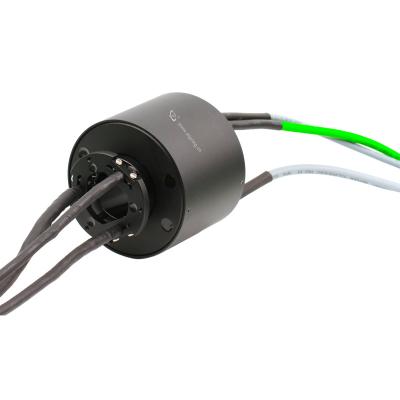 China 15 Circuits Through Bore Ethernet Slip Ring Transmitting Current and Signal for sale