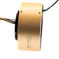 China 38.1mm Hole Dia Slip Ring of 6 Circuits Transmitting 5A Per Circuit with 300 rpm Working Speed for sale