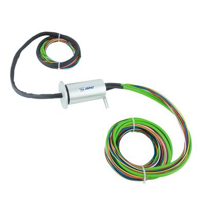 China 14 Circuit Through Bore Slip Ring with 100Mbps Ethernet IP51 for sale