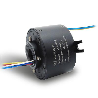 China 12.7mm Through Hole Slip Ring 6 Circuit 5A Precious Metal Contacts for sale