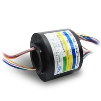 China 38mm Hollow Slip Ring 12 Circuit 10A 300RPM Precious Metal for sale
