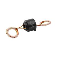 China 6 Circuit Through Bore Slip Ring 2000 RPM 240VAC Gold Contacts for sale