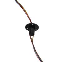China Miniature 8 Circuit Slip Ring Gold Contact 0-300rpm IP40 for sale