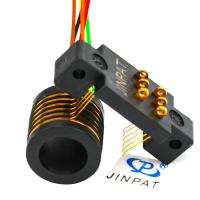 China 6 Circuit 240V Voltage Separate Slip Ring with 0~300 RPM for Electrical Test Equipment for sale