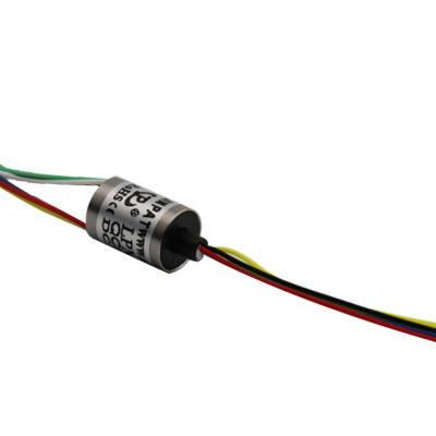 China Mini Rotary Slip Ring 6 Circuit 0.5A Working Voltage 48V for sale
