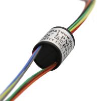 China Super Mini Capsule Slip Ring 10 Circuits 0~300 RPM for sale