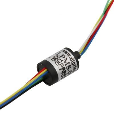 China 6 Circuits Slip Ring LPMS-06B 300RPM 240VAC for sale