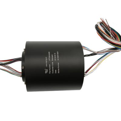 China 8 Circuits Through Bore Slip Ring Transferring Electricity HF And USB Signals for sale