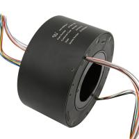 China 12 Circuit 5A Electrical Swivel Connector Low Contact Resistance Via Diameter 60mm for sale