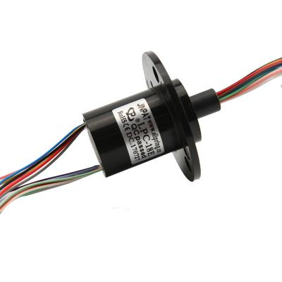 China 240VAC Voltage Electric Swivel Slip Ring 18 Circuit LPC-18E for sale