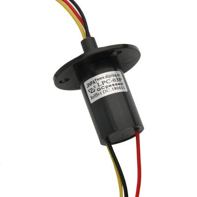China 3 Circuit 10A Capsule Slip Ring LPC-03P for sale