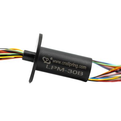 China Miniature Capsule Slip Ring 30 Circuits with Gold To Gold Contacts for sale
