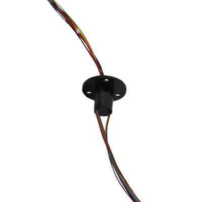 China 8 Circuits Miniature Slip Ring Connector 0~300rpm Low Resistance IP40 for sale