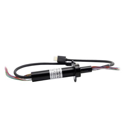China Rotating Electrical Capsule Slip Ring 16 Circuits 400rpm for sale