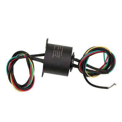 China Compact Size Through Hole Slip Ring 5 Circuits Ethernet for sale