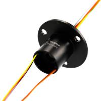 China Robotic 6 Circuits Capsule Electrical Slip Ring With Gold To Gold Contact for sale