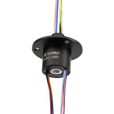 China Capsule Slip Ring IP40 12 Circuits 2A With Flange for sale