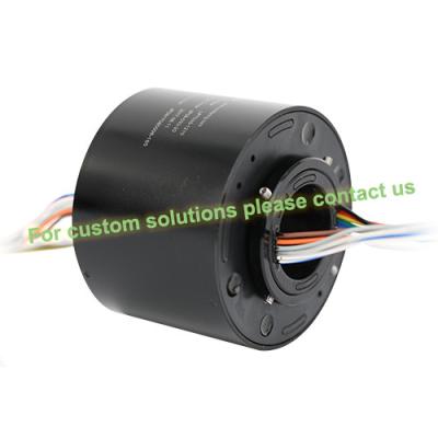 China Precious Metal Through Hole Slip Ring JINPAT 350rpm IP65 for sale