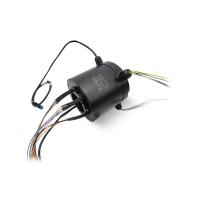 China 60mm ID Through Hole Slip Ring 6 Circuits Transmitting 15A Per Wire for sale