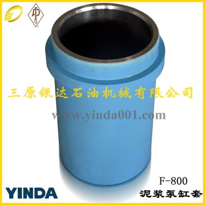 China Triplex Mud Pump Bimetal Liner, API-7K Certified Factory, Chromium 26-28%, HRC than 60 for sale