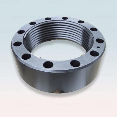 China Haihua F1600 45 Steel High Pressure Forging Cylinder Head Flange for Mud Pump for sale
