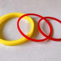 China PU/NBR Rubber Seal Ring for Oil Drilling Mud Pump Liner with Temperature Tolerance -60℃~100℃ for sale
