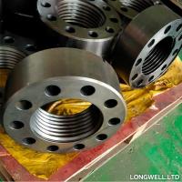 China Mud Pump Cylinder Head Flange AH36001-05.02 45 Steel Forging Mud Pump Spare Parts for sale