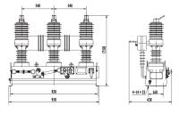 China ZW32-12 Outdoor High Voltage Vacuum Circuit Breaker with 12kV Rated Voltage and Capacitive Power Taking for sale