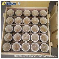 China FMC Bean Pump Mud Pump Parts Small Alumina Ceramic Liners FMC 435 FMC 1324 Cylinder Sleeve API-7K for sale