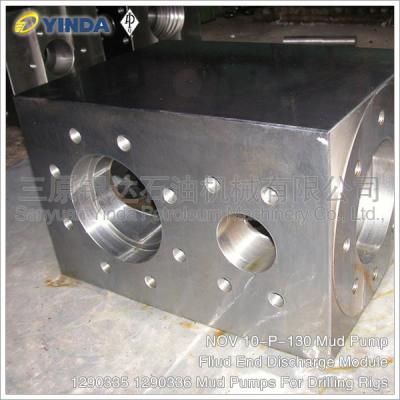 China Heat Treat Mud Pump Fliud End Discharge Module 1290335 1290336 NOV 10-P-130 for sale