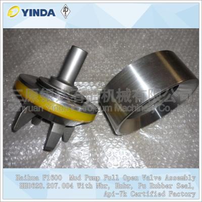China Haihua F1600 Full Open Mud Pump Valve HH0628.207.004 With Nbr Hnbr Pu Rubber Seal for sale