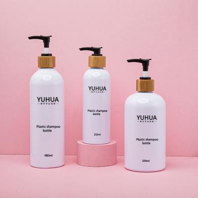 China 250ml 480ml 500ml Plastic Packaging Bottles For Shampoo for sale