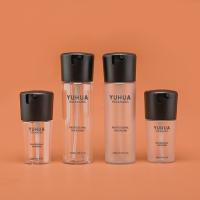 China PET 50ml 100ml Empty Foundation Plastic Pump Bottle Hot Stamping for sale