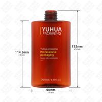 China Frosted PET Shampoo Bottle 250ml Eco Friendly For Hair Conditioner for sale