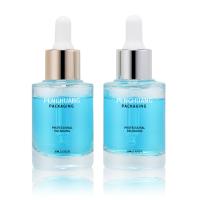 China Round Massage Oil Glass Dropper Bottle Serum Pipette 30ml Clear Glass Face Skincare Bottle for sale