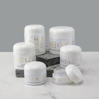 China Eye Face Body Cosmetic Scrub Cream Glass Jars 5g 10g 20g 30g for sale